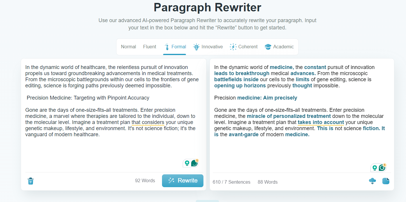 Rewrite ChatGPT Paragraphs to Remove AI Detection Rewrite ChatGPT Paragraphs to Remove AI Detection